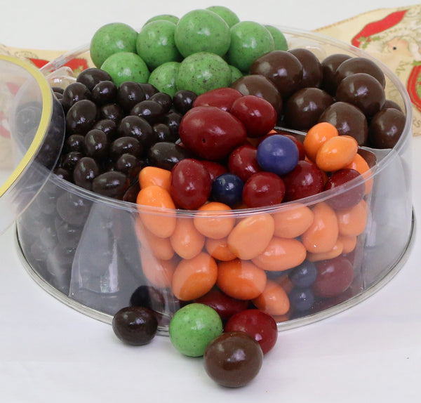 Holiday Chocolate Covered Fruits, Candies & Nuts Lucite Tin 7420 ...